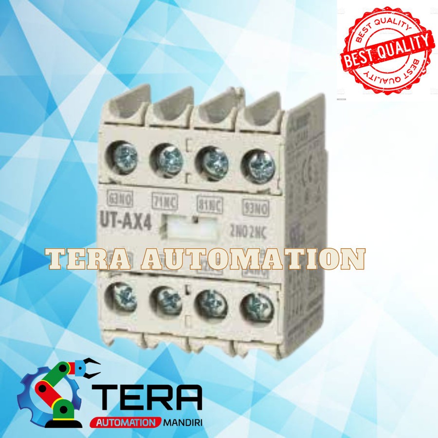Jual Mitsubishi Auxiliary Contact Kontak Bantu UT-AX4 2a2b 2NO 2NC. | Shopee Indonesia