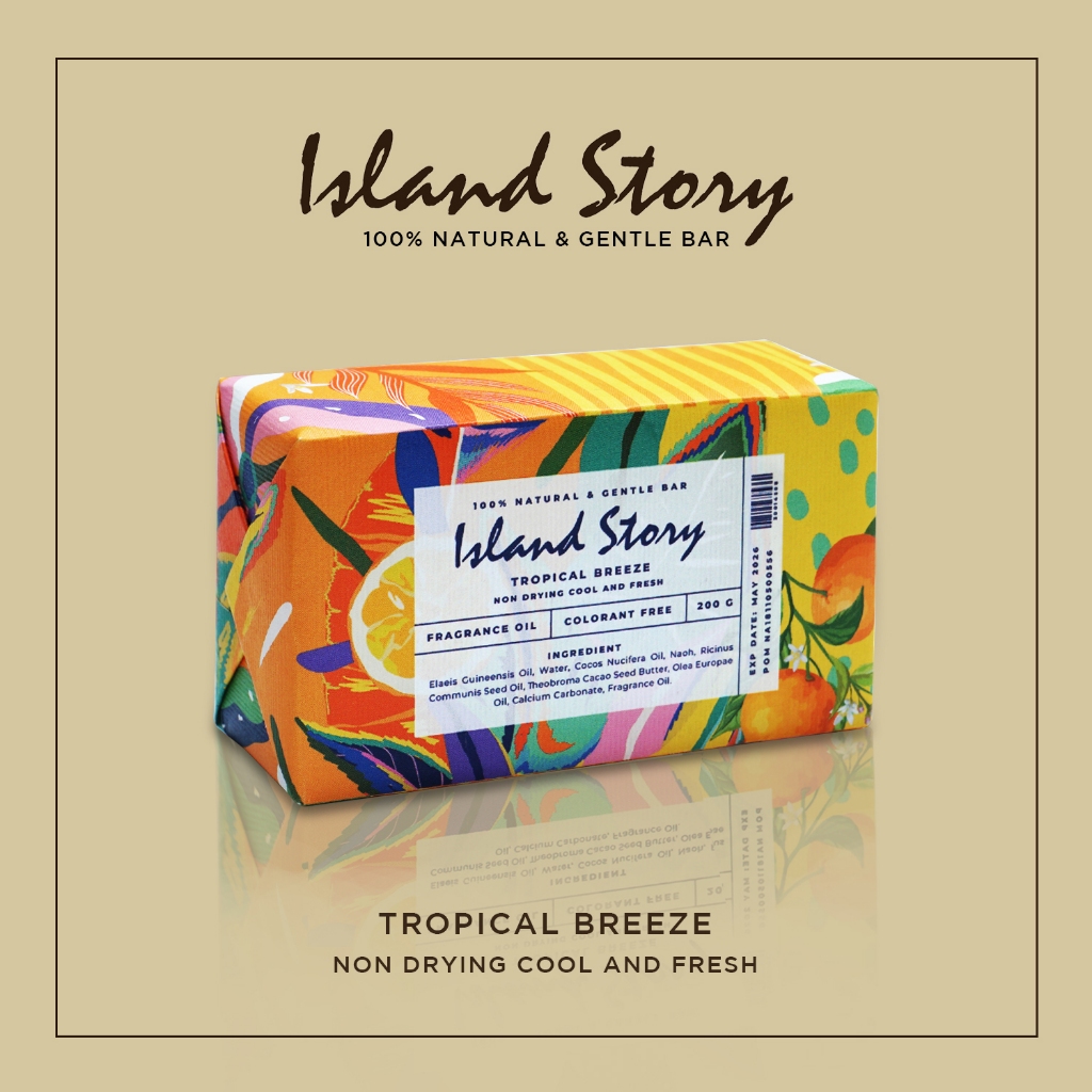 Jual Island Story Tropical Breeze Soap 200 Gr | Shopee Indonesia