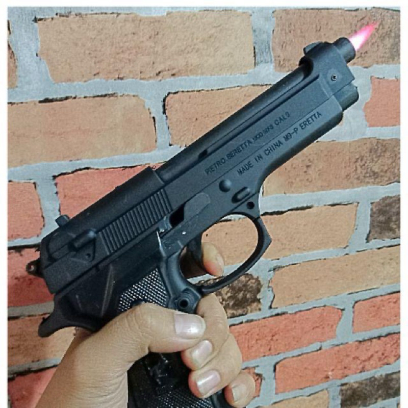 Jual Korek Api pistol unik Api bara Beretta M9 | Shopee Indonesia