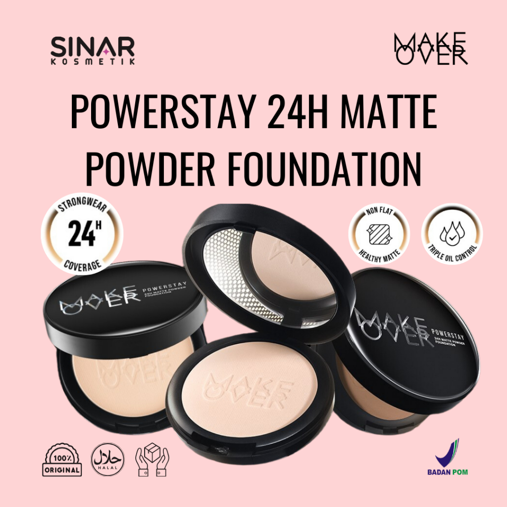 Jual Make Over Powerstay 24H Matte Powder Foundation | Shopee Indonesia