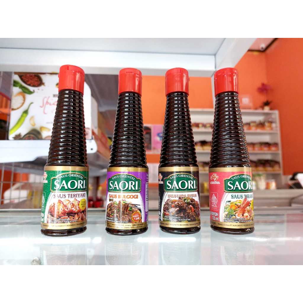 Jual SAORI SAOS TIRAM SAOS TERIYAKI SAOS LADA HITAM SAOS BULGOGI 135ML ...