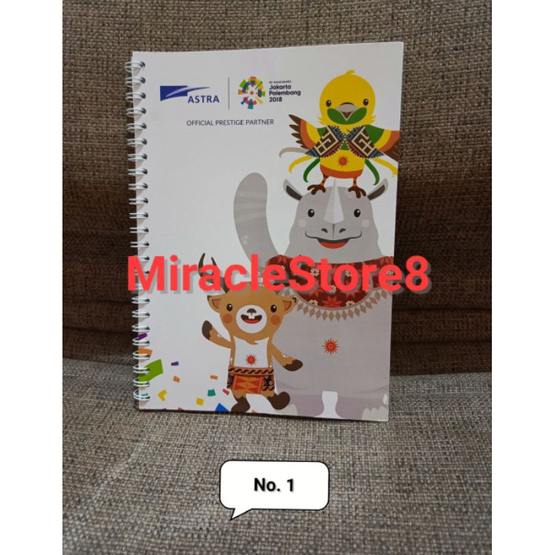 Jual Notebook/ Book Notes Asean Games 2018 Mutiara ACA-Pacific ...