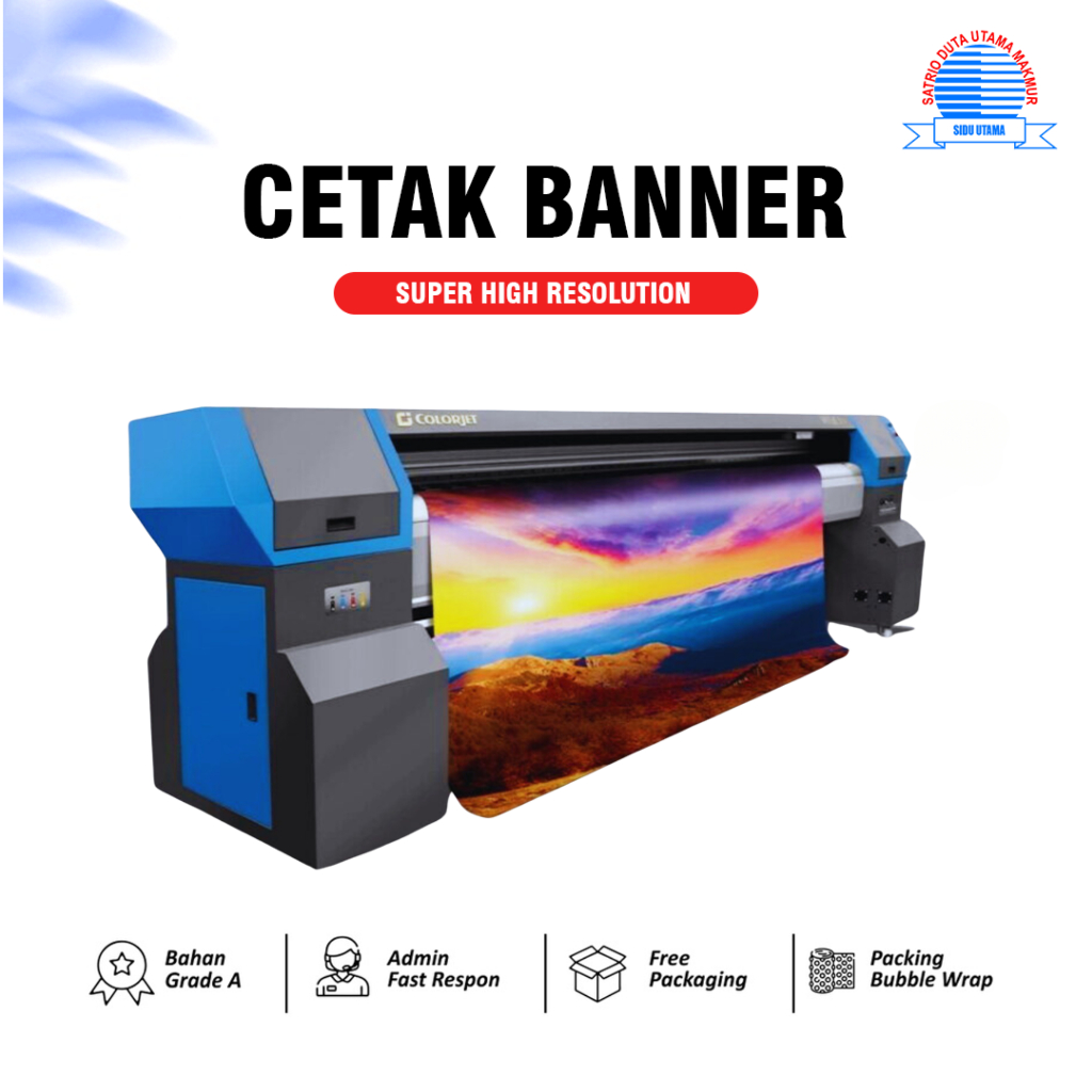 Jual CETAK BANNER//MMT//SPANDUK CUSTOM SUPER HIGH RESOLUTION (1 HARI JADI & FREE DESIGN ...