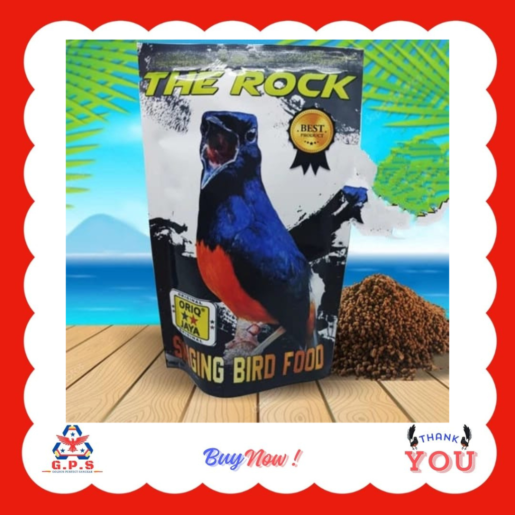 Jual Voer Burung Murai The Rock Oriq Jaya 250gr | Shopee Indonesia