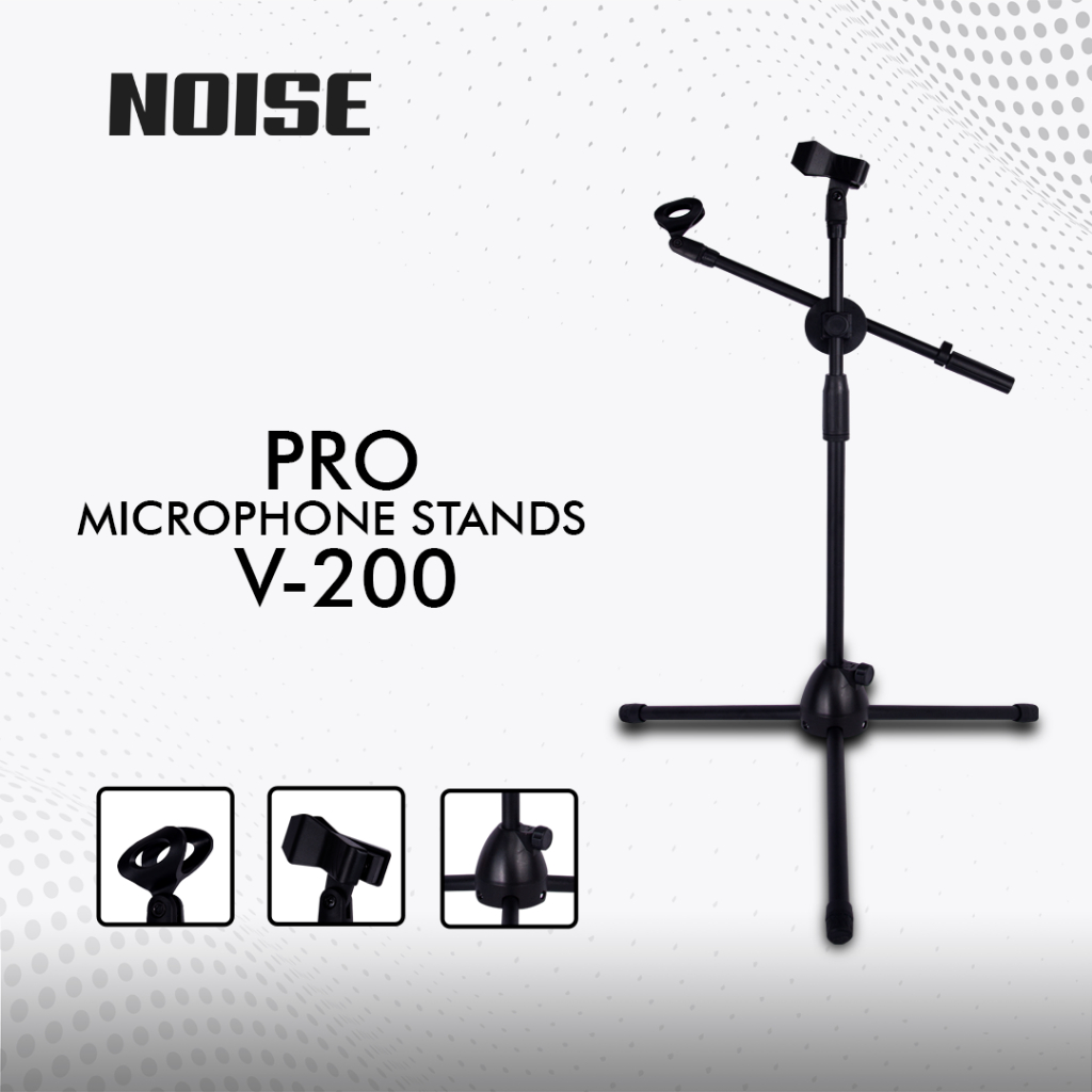Jual NOISE Mic Stand Microphone V-200 | Shopee Indonesia