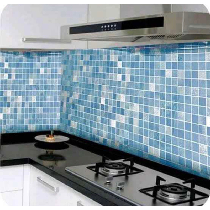 Jual WALLPAPER STICKER DAPUR || WALLSTICKER ANTI MINYAK ANTI PANAS ...