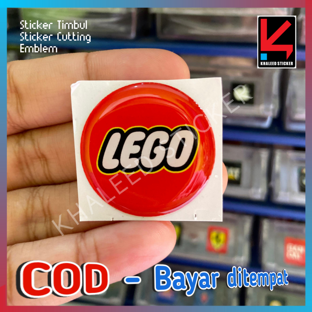 Jual STICKER TIMBUL EMBLEM LOGO LEGO EMBLEM KALIPER REM STIKER ...