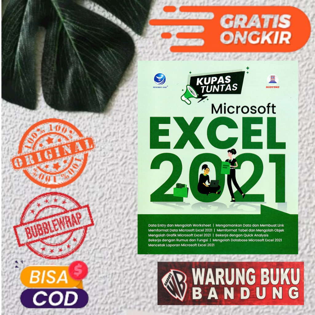Jual Buku Kupas Tuntas Microsoft Excel 2021 - Madcoms | Shopee Indonesia