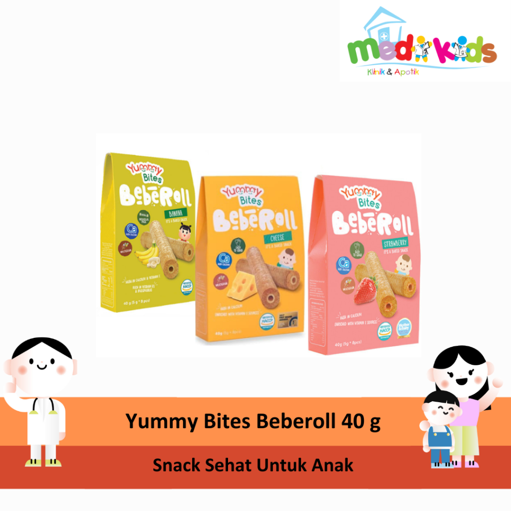 Jual Yummy Bites - Bebe Roll | Baby Snack | Shopee Indonesia