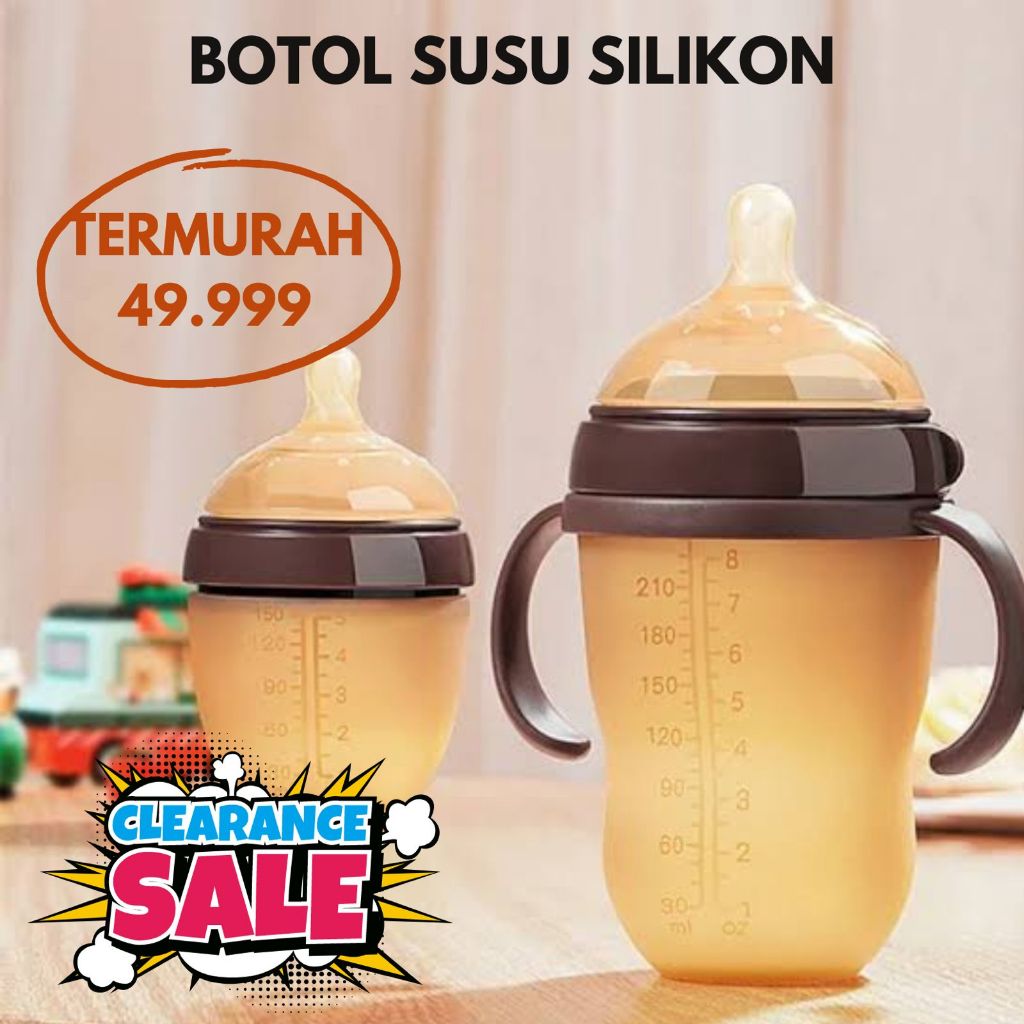 Jual Kidsheaven Botol Dot Bayi Botol Susu Bahan Silikon Nano Perak ...