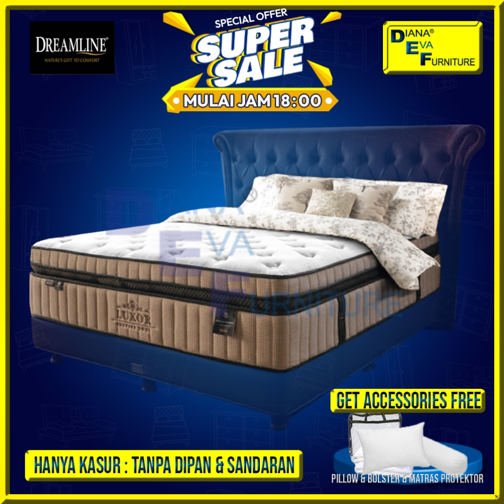 Jual Dreamline Luxor Kasur Springbed (Mattress Only) | Shopee Indonesia