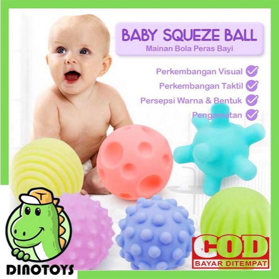 Jual DINOTOYS MA18 Baby Squeeze Balls Mainan Pop It Squishy Mainan Edukasi Pop Up Fidget ...