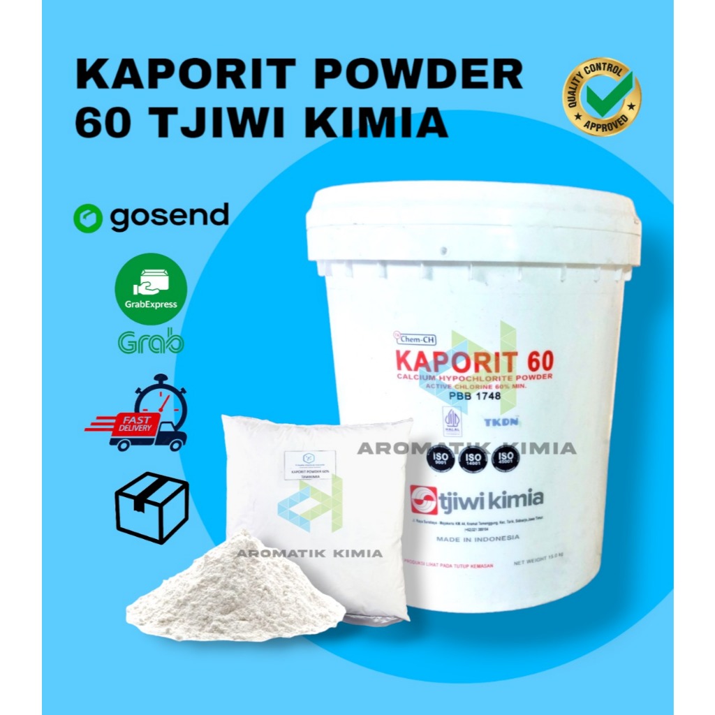 Jual Kaporit Powder Tjiwi 60 % 1 KG | Shopee Indonesia