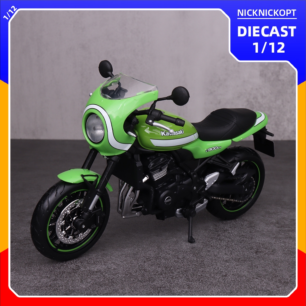 Jual Maisto 1:12 Kawasaki Z900RS Cafe green Diecast Skala Mainan Koleksi Miniatur Motor | Shopee ...