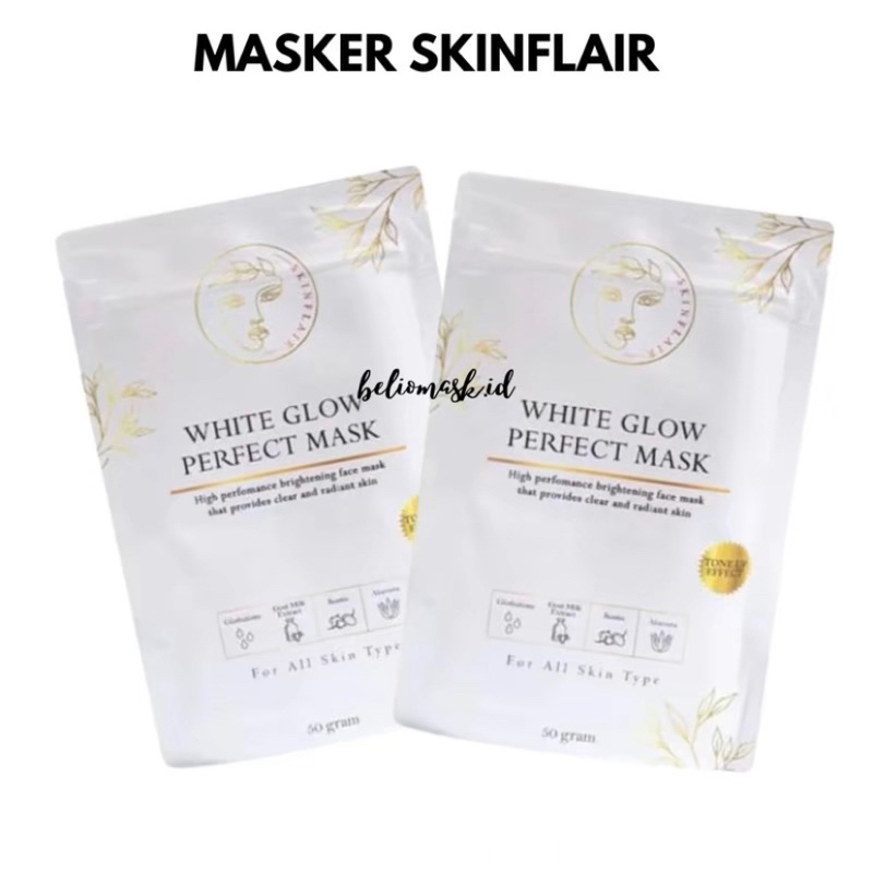 Jual SKINFLAIR WHITE GLOW PERFECT MASK | MASKER SKINFLAIR | Shopee ...