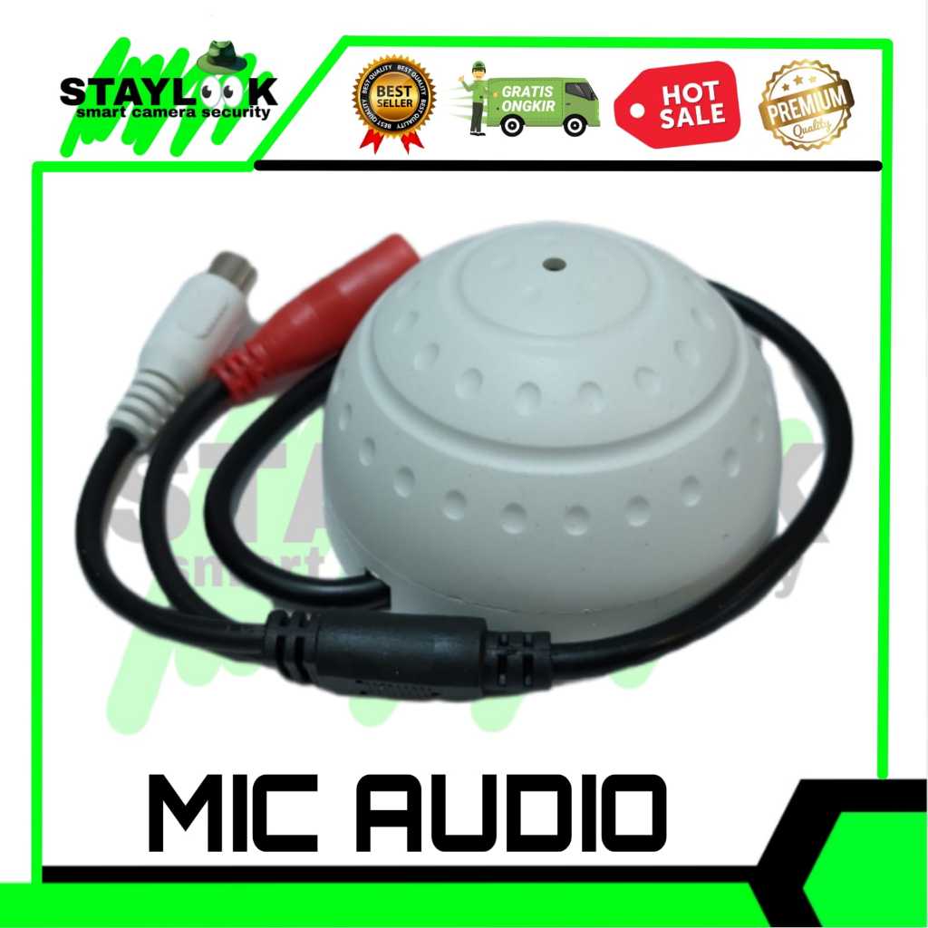Jual Mic Camera Cctv Audio Monitoring Mic Kamera Cctv | Shopee Indonesia