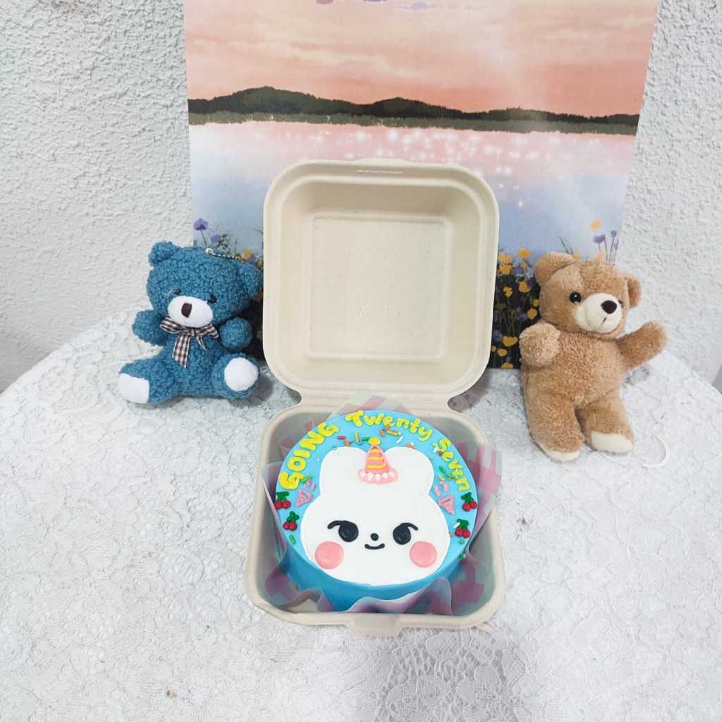 Jual Korean Bento Cake Diameter 10 cm | BEBAS DESIGN APA AJA | | Shopee ...