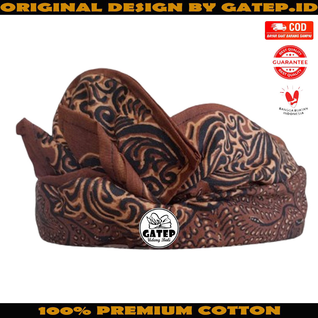 Jual Udeng Batik Khas Bali Motif Burung Setengah Jadi / Ikat Kepala ...
