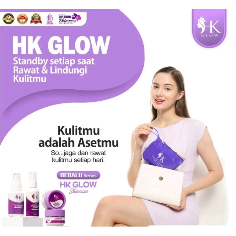 Jual HK Glow skincare Original free bonus | Shopee Indonesia