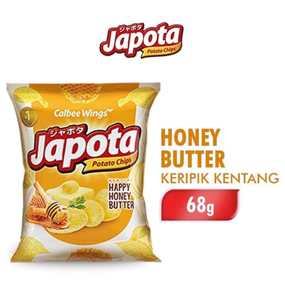 Jual JAPOTA Potato Chips Happy Honey Butter 68gr | Shopee Indonesia