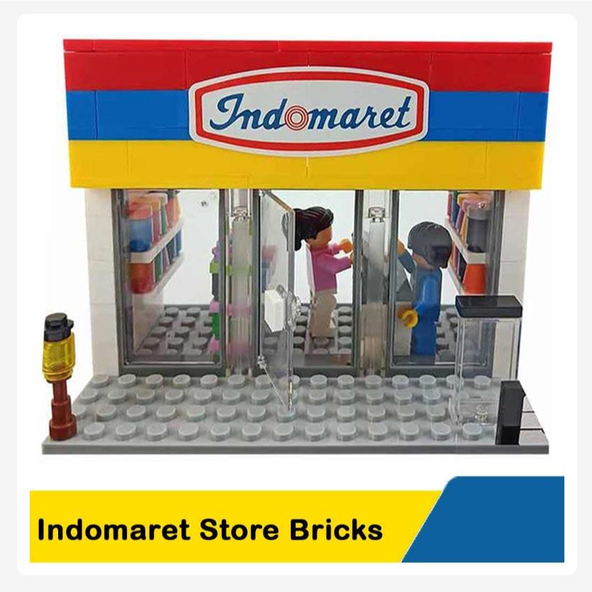 Jual Wiki Indomaret Store Bricks / Alfa Bricks Toy Collection Mainan ...