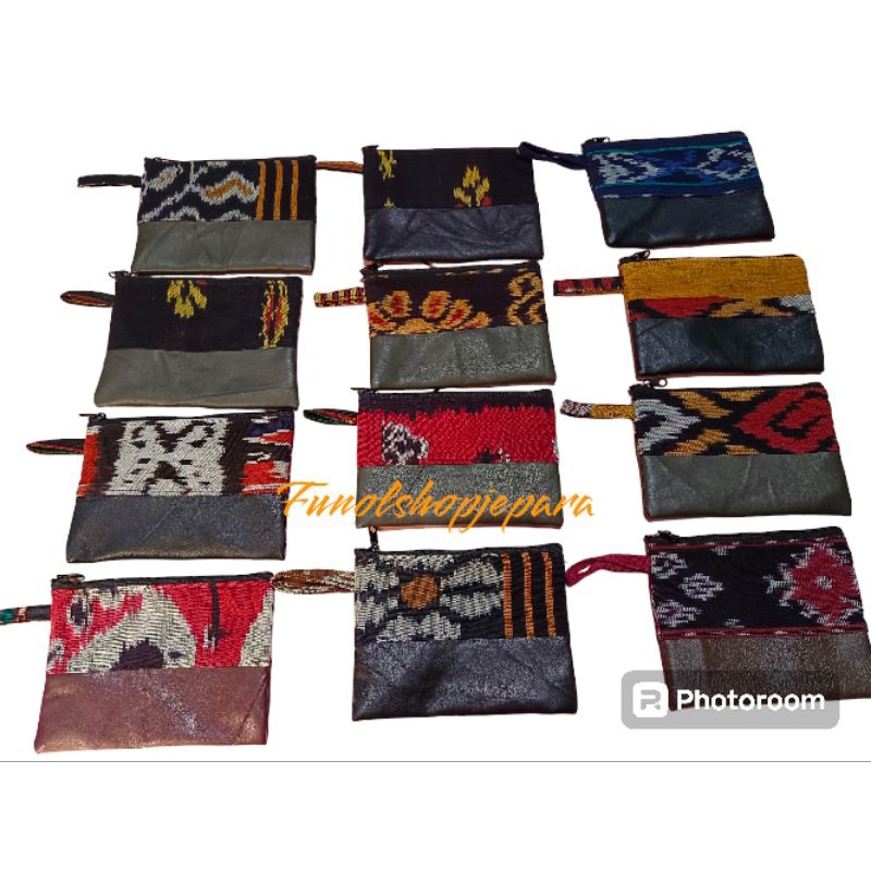 Jual Dompet Tenun Mix Kulit Souvenir Oleh-Oleh Lombok Labuan Bajo ...