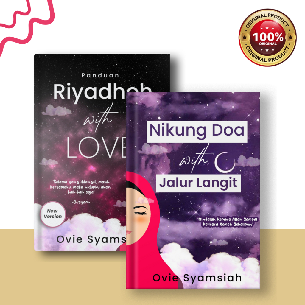 Jual BUNDLING BUKU RIYADHOH WITH LOVE DAN NIKUNG DOA BY OVIE SYAMSIAH (ORIGINAL) | Shopee Indonesia