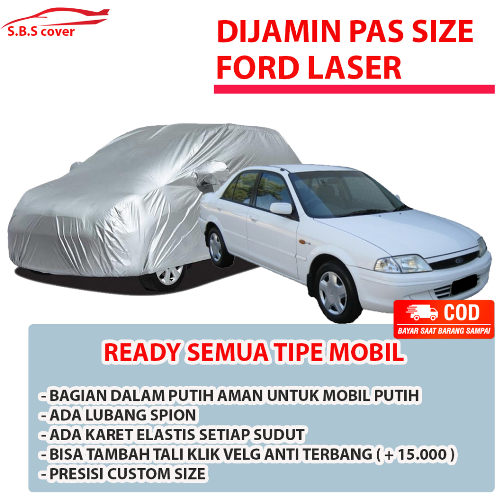 Jual FORD LASER Body Cover Mobil Ford laser Sarung Mobil Ford laser ...