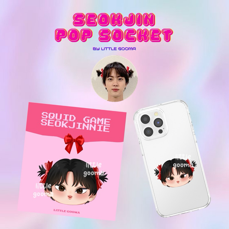 Jual Pop Socket BTS Jin Squid Game by Little Gooma - Popsocket BTS ...