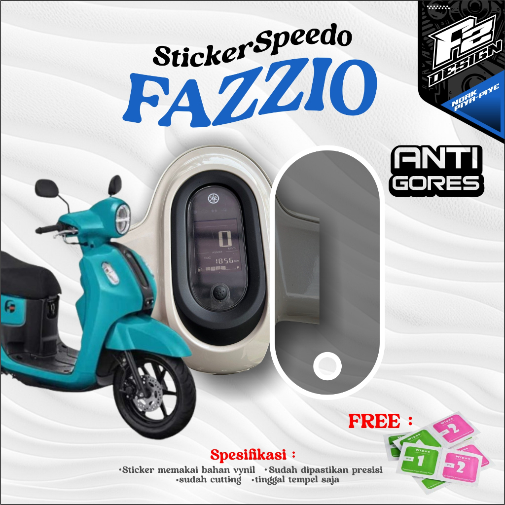 Jual STIKER CUTTING PELINDUNG SPIDOMETER FAZZIO, ANTI GORES SPEEDOMETER ...