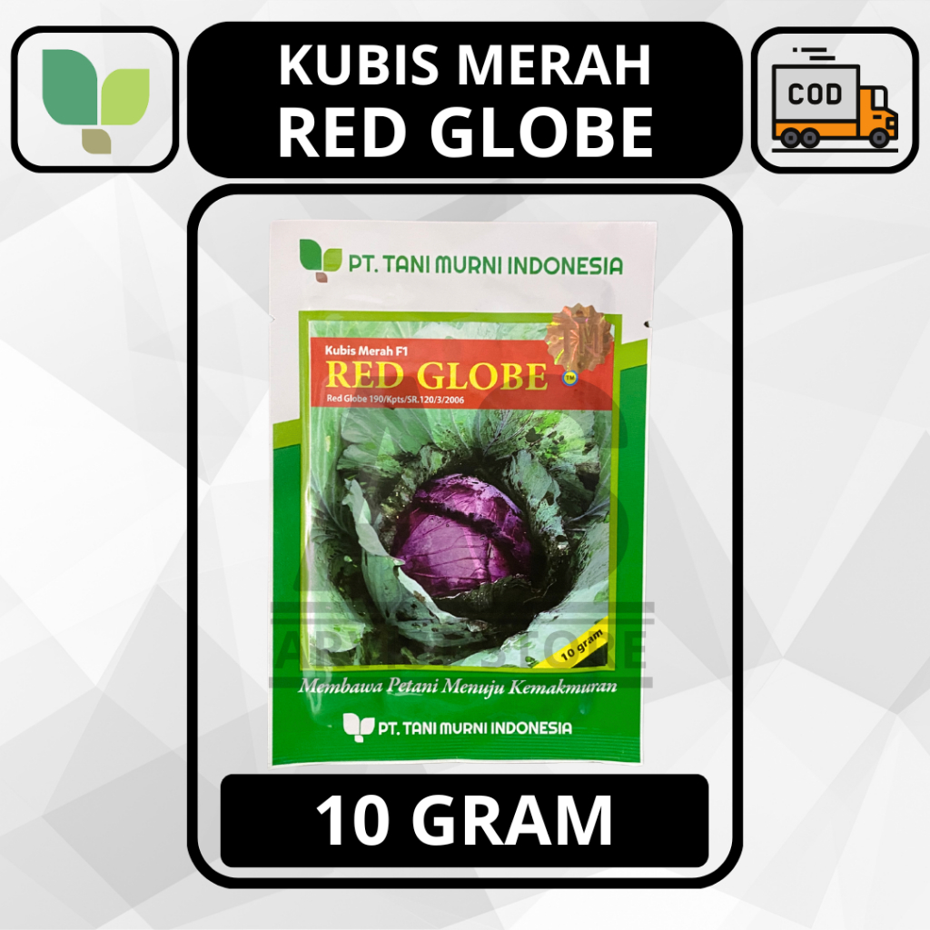 Jual Benih Kubis Merah RED GLOBE 10 Gram Tani Murni Kol Ungu Bibit ...