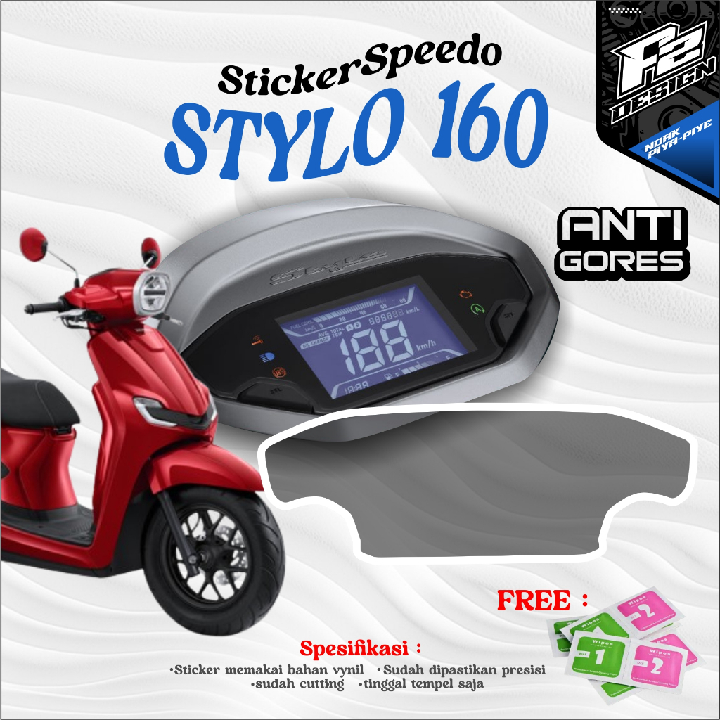 Jual STIKER CUTTING PELINDUNG SPIDOMETER STYLO 160, ANTI GORES ...