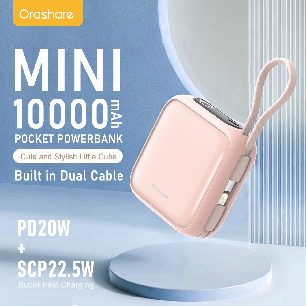 Jual Orashare PCM10 10000mAh Powerbank Super Mini Power Bank 22.5W ...