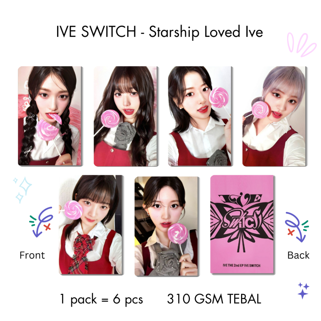 Jual Photocard IVE SWITCH - HEYA ACCENDIO PC - Fotocard Ive Switch Yujin Wonyoung Rei Liz Gaeul ...