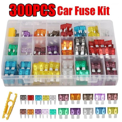 Jual 300 Set Sekring Mobil,Motor Auto Blade Type Car Fuses Universal ...