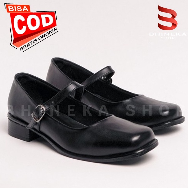 Jual KODE V49E Sepatu Pdh Formal Wanita Kulit Dof Polwan Paskibra Kowad ...