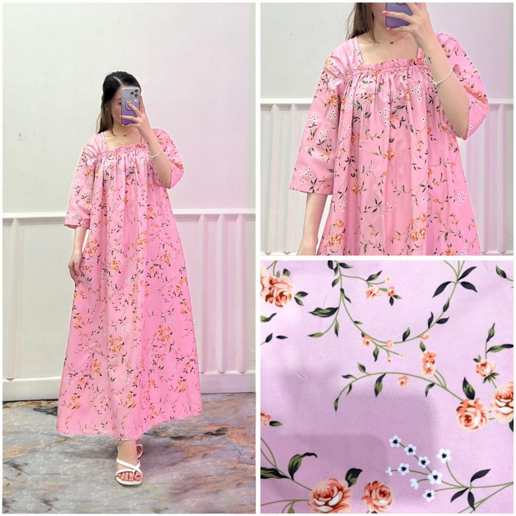 Jual RD FASHION - DASTER PAULA MOTIF / DRESS WANITA JUMBO | Shopee ...