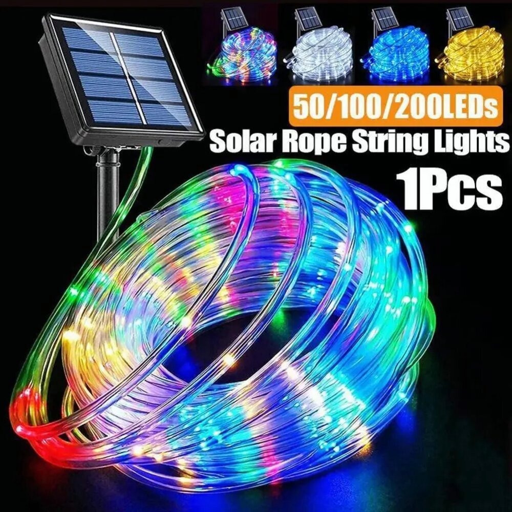 Jual Lampu Hias String Tenaga Surya Waterproof 100 LED 7M 22Meter 200 ...