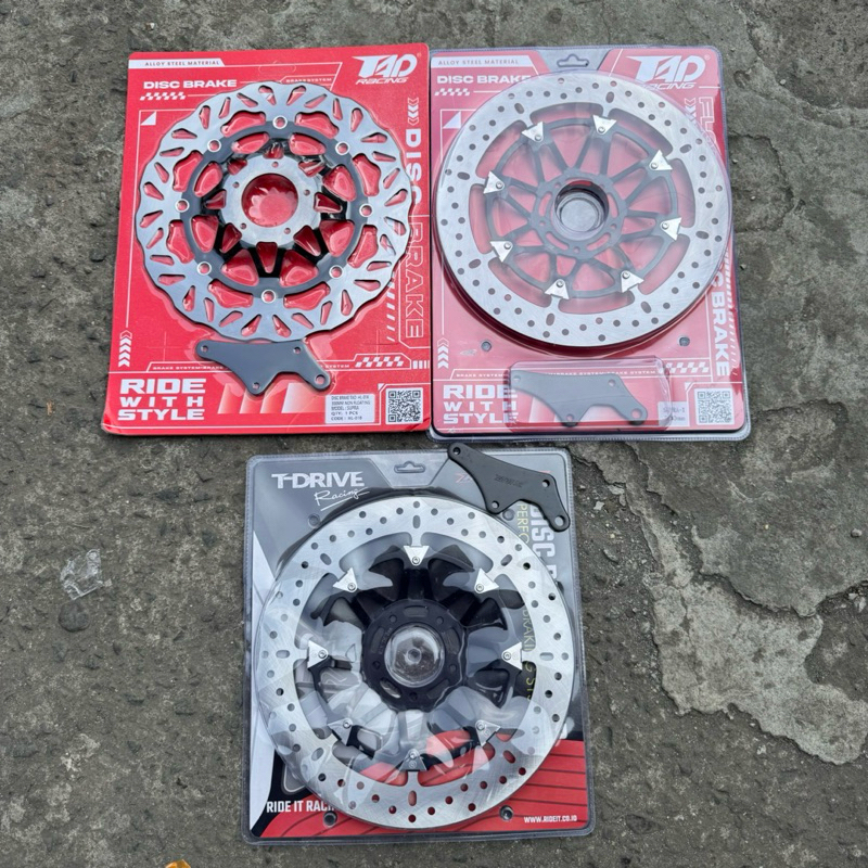 Jual PIRINGAN CAKRAM DEPAN SUPRA DISC BRAKE LUBANG 5 TROMOL HONDA PNP CB GL MP TIGER UKURAN 300 ...