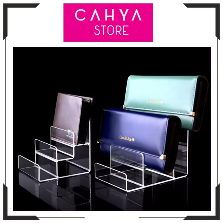 Jual Rak Display akrilik meja, dompet kulit meja tampilan toko, dudukan ...