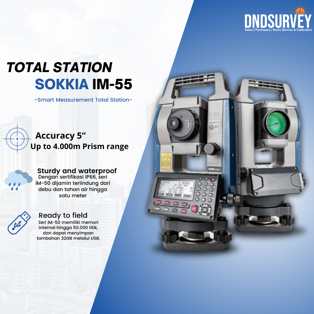 Jual Total Station Sokkia IM-55 Sudah Laser Bergaransi 1 Tahun | Shopee Indonesia