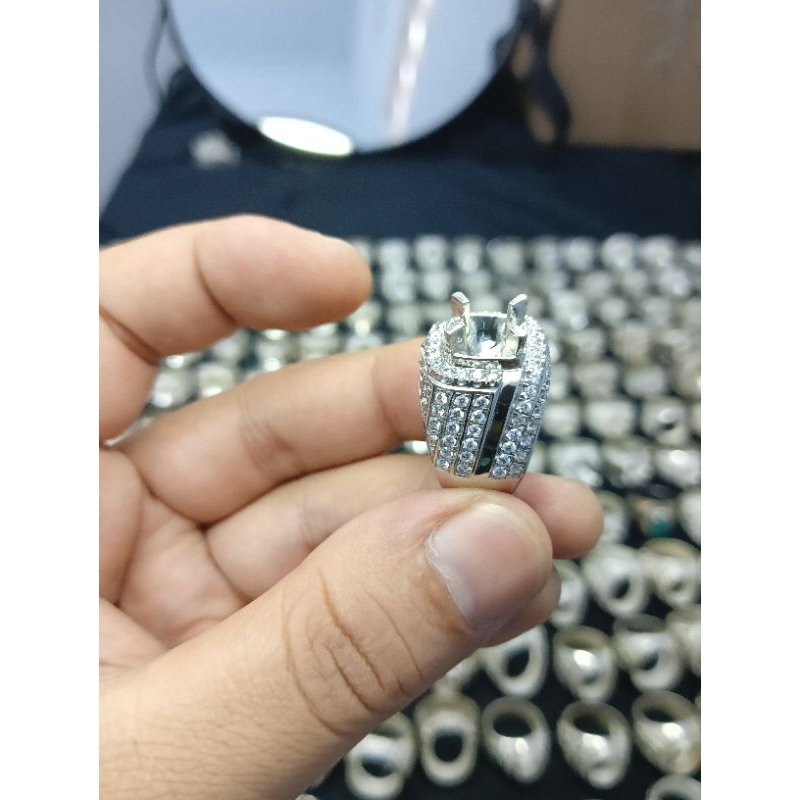 Jual ring perak dimensi 8x6 | Shopee Indonesia