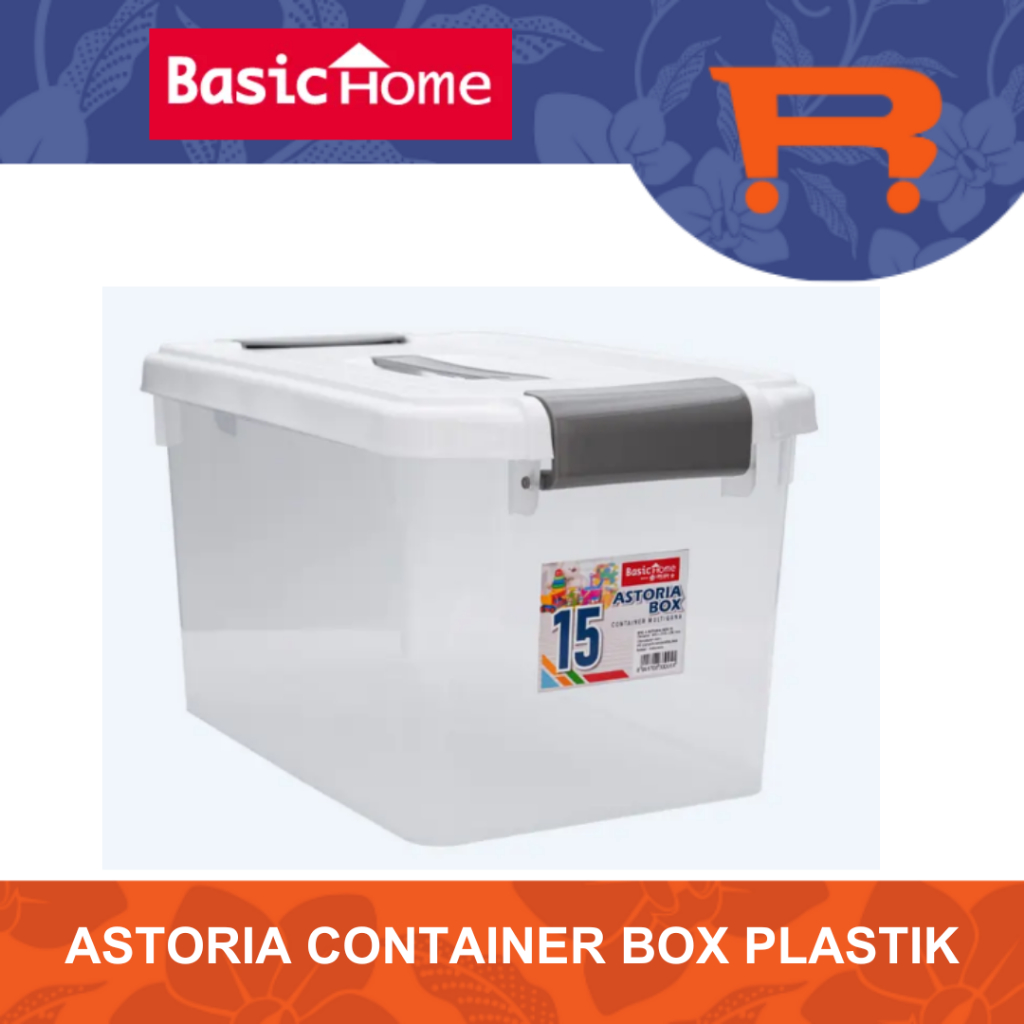 Jual LION STAR BASIC HOME: ASTORIA CONTAINER PLASTIK 10, 15 LITER ...