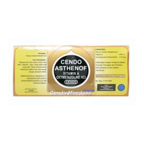 Jual CENDO ASTHENOF MINIDOSE 0.6 ML TETES MATA | Shopee Indonesia