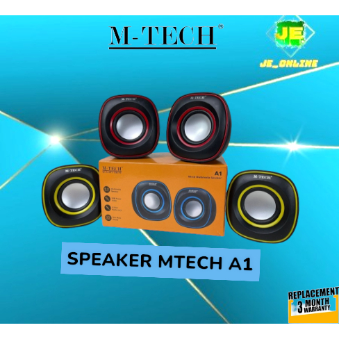 Jual Speaker M-Tech Original A1 Multimedia PC Komputer Laptop | Shopee ...