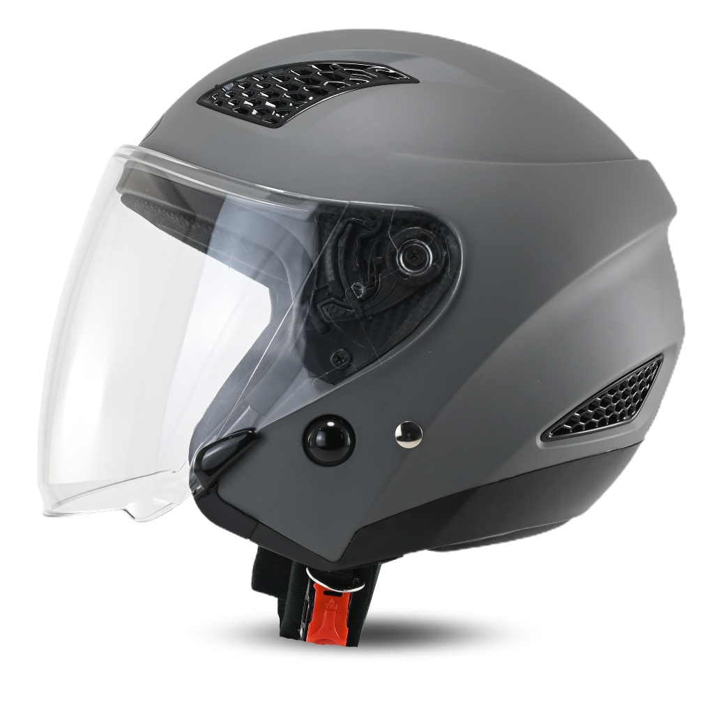 Jual Helm Terbaru R-SIX KIRANA Solid_Helm Half Face SNI Pria/Wanita ...