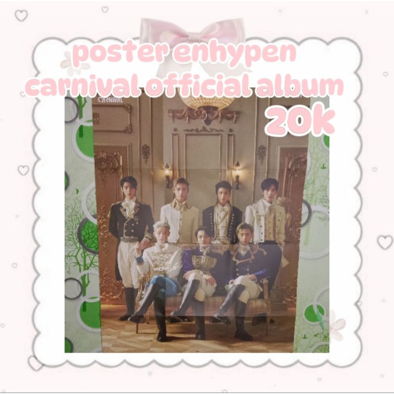 Jual POSTER ENHYPEN CARNIVAL ALBUM OFFICIAL | Shopee Indonesia