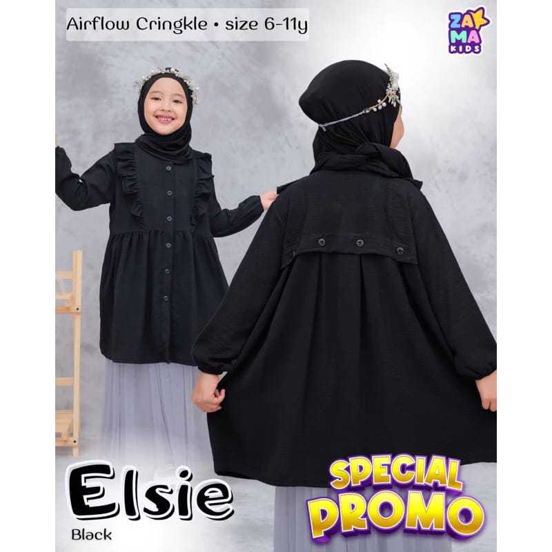 Jual elsie tunik kids 6 sampai 11 tahun / baju atasan anak perempuan ...