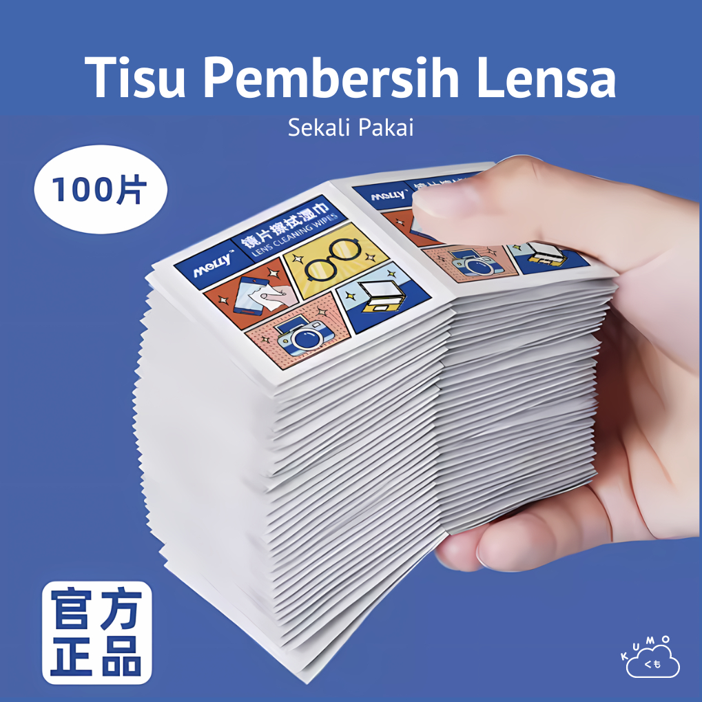 Jual KUMO Tisu Basah Pembersih Lensa Kacamata Spion Kamera Anti Fog ...