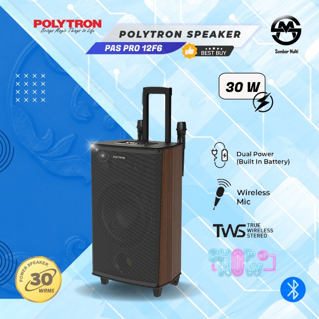 Jual SPEAKER POLYTRON PAS PRO 12 F6 - Speaker Trolley Professional ...